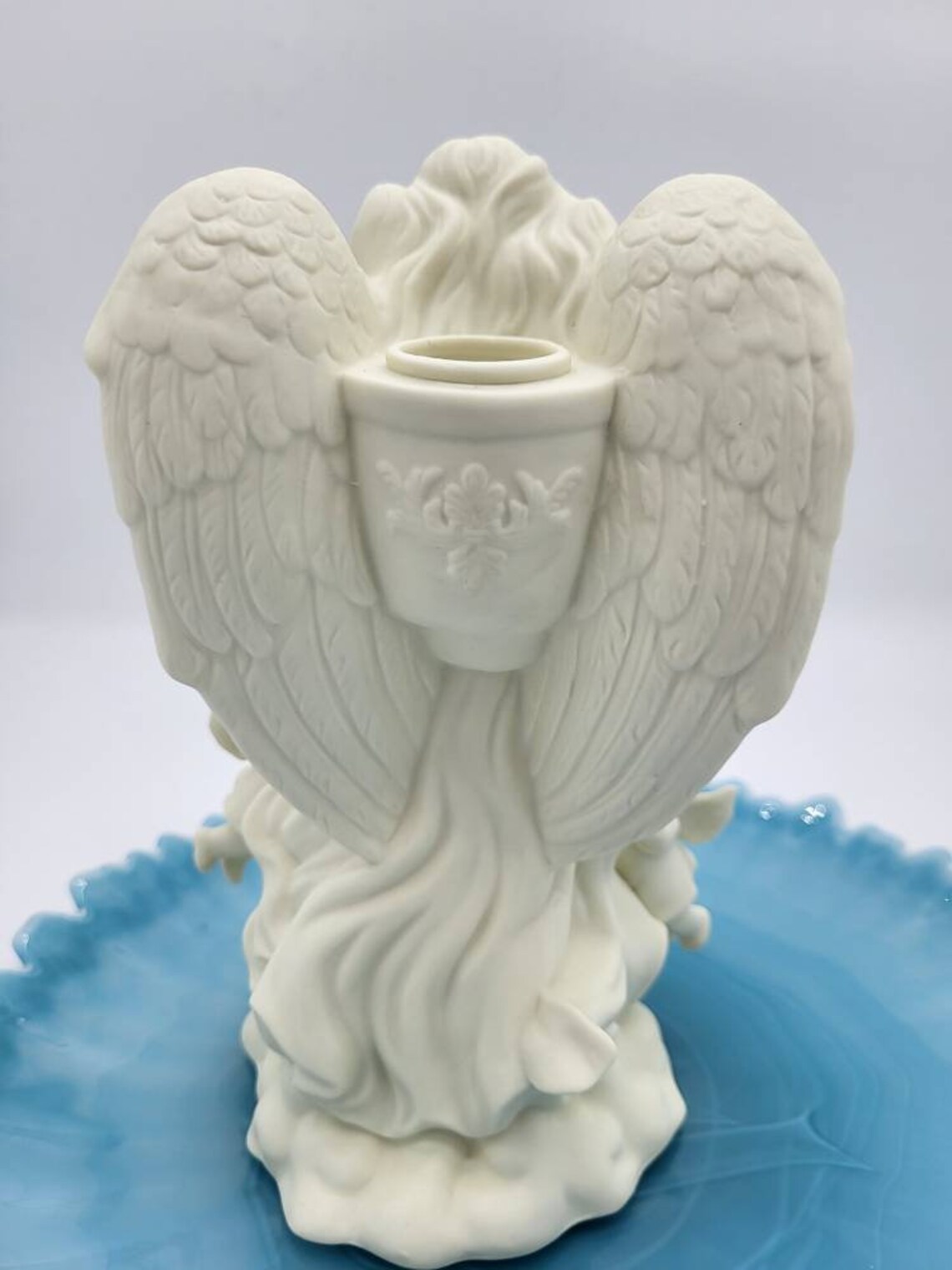 Partylite Angel Bisque Porcelain Candle Holder - Etsy