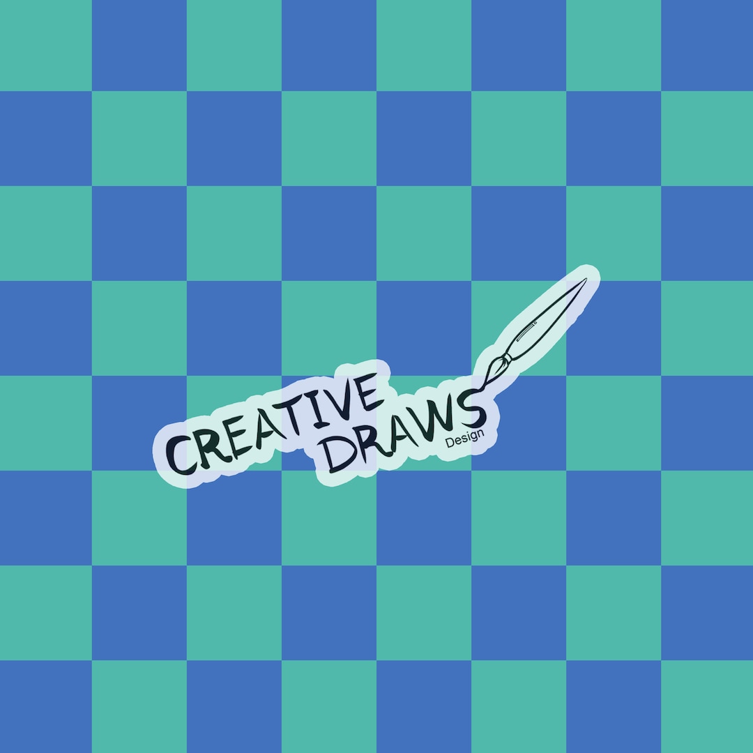 Blue and Green Checker Seamless Pattern, Repeating Digital Paper for ...