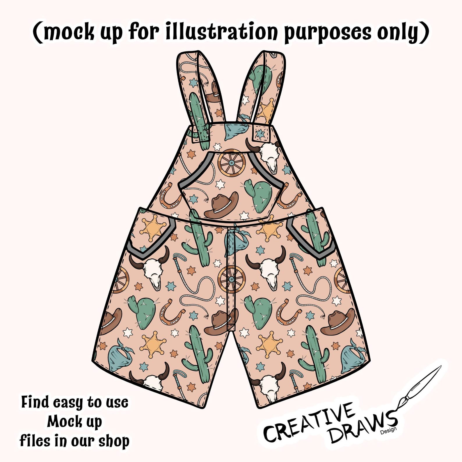 Wild West Seamless Pattern, Western Digital Repeat Pattern for Personal ...