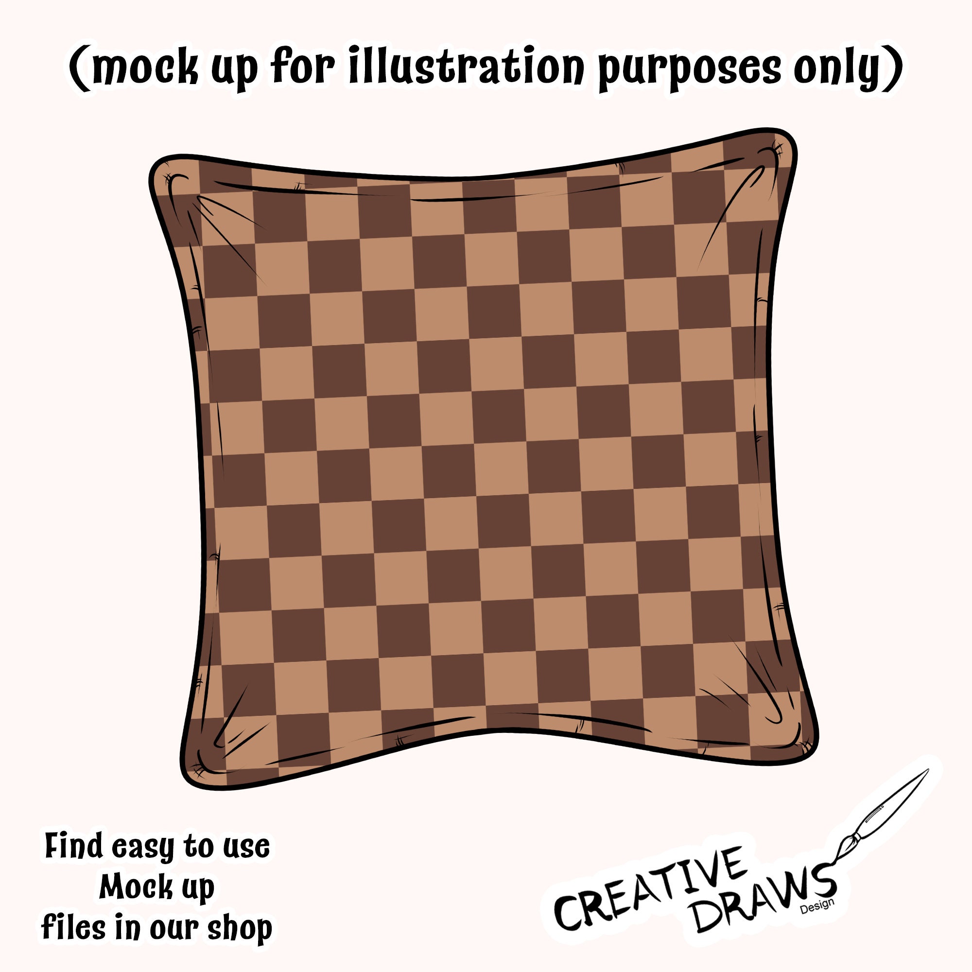 Boho Brown Checker Seamless Pattern, Repeat Digital Paper Pattern for ...