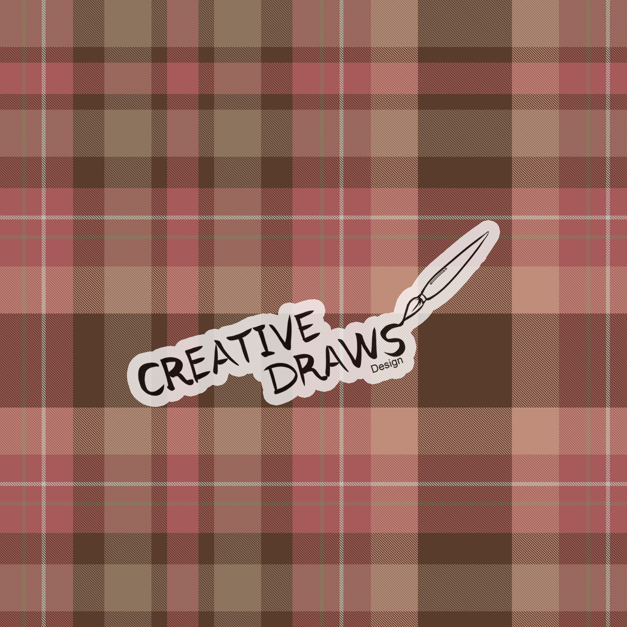 Pink And Brown Plaid Background