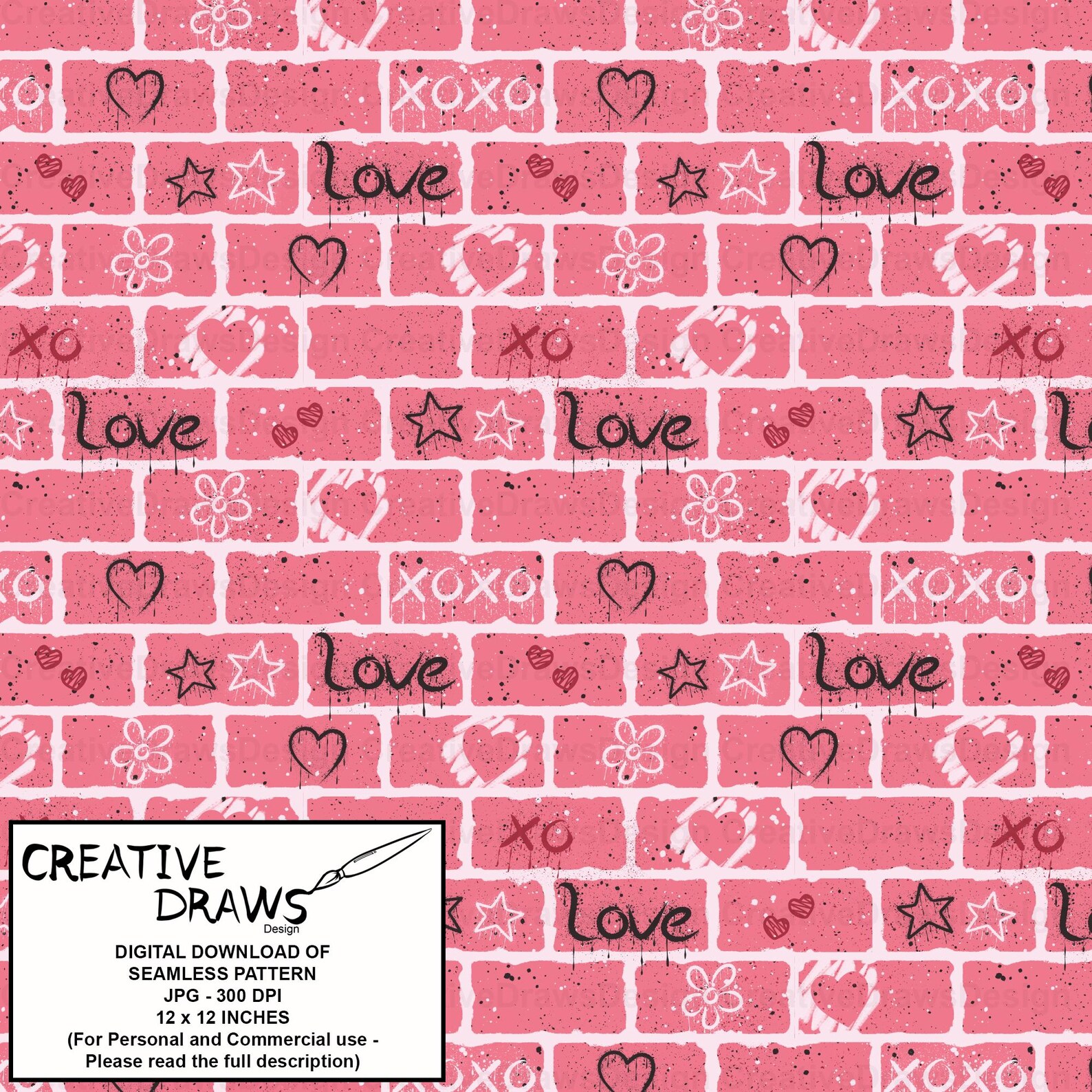 Graffiti Wall Seamless Pattern, Seamless File Digital Download - Etsy