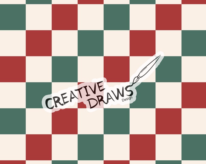 Red and Black Checker Pattern Seamless File or Digital Paper JPG 12x12 ...