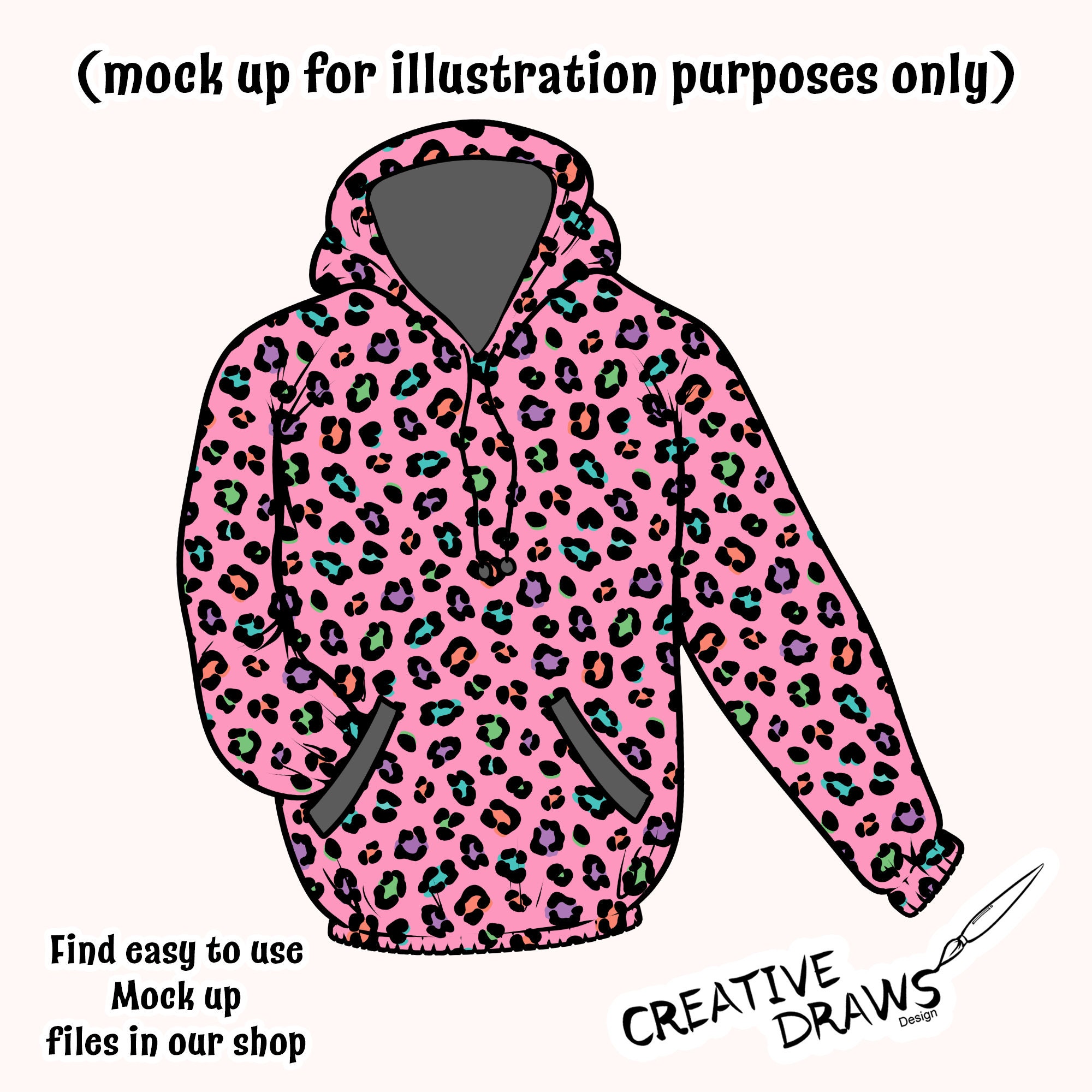 Pink Leopard Print Seamless Pattern, Digital Repeat Pattern for ...