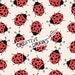 Ladybug Seamless Pattern, Digital Repeat Pattern for Personal and ...