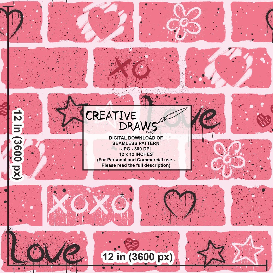 Graffiti Wall Seamless Pattern, Seamless File Digital Download - Etsy