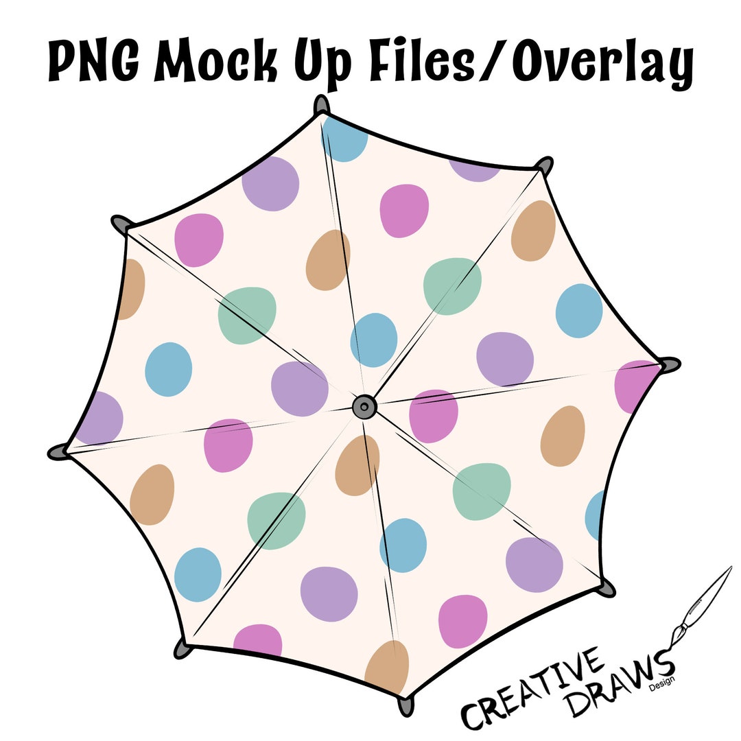 Umbrella Mock Up, Digital Mockup Overlay PNG File Digital - Etsy