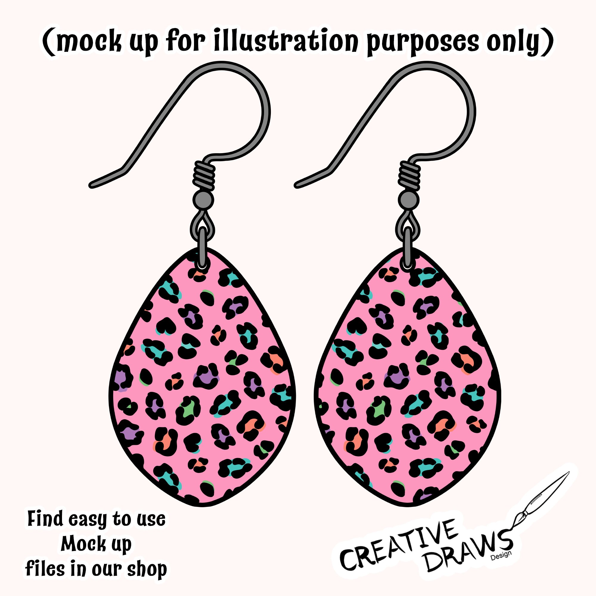 Pink Leopard Print Seamless Pattern, Digital Repeat Pattern for ...