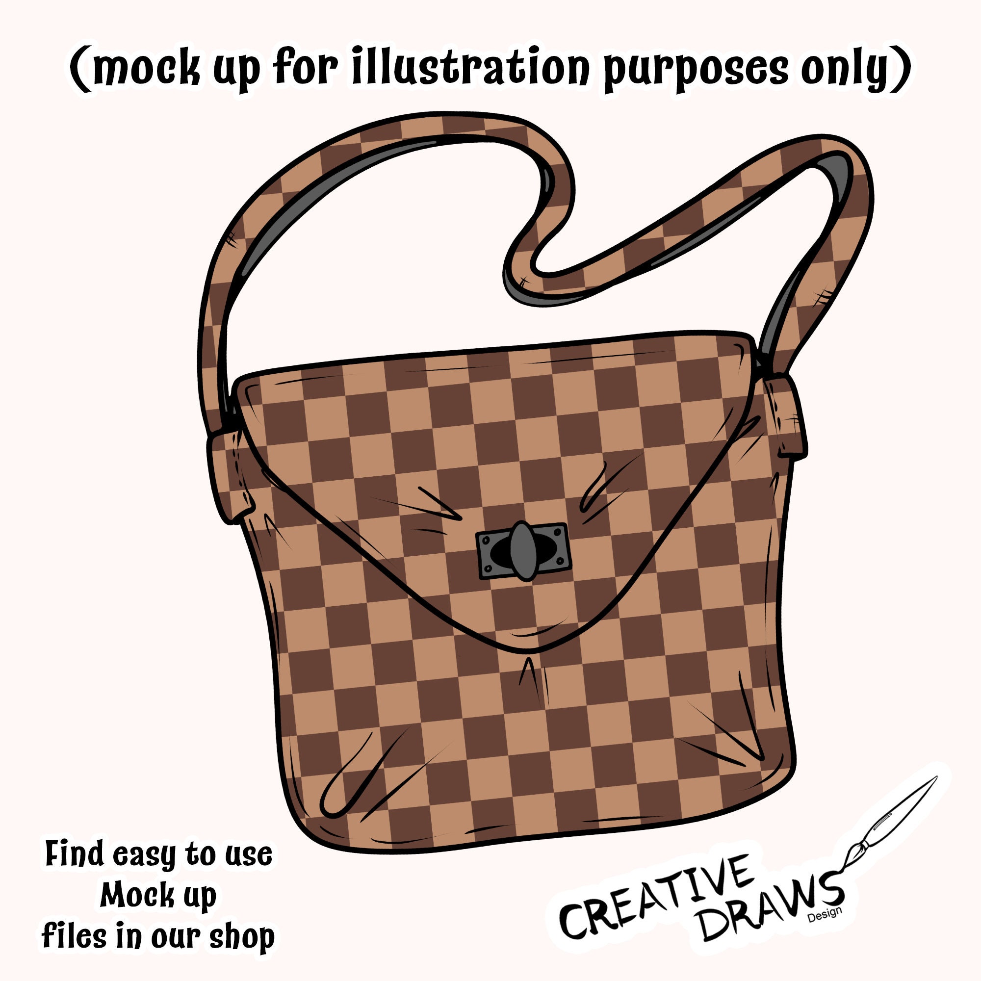 Boho Brown Checker Seamless Pattern, Repeat Digital Paper Pattern for ...