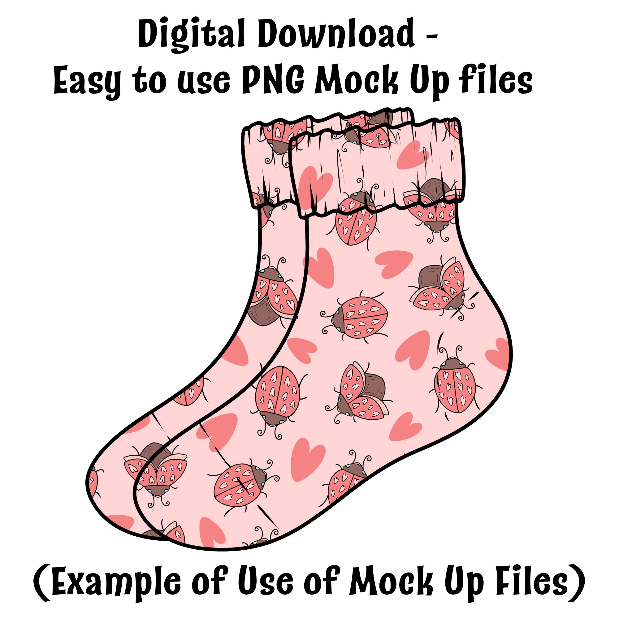 Socks Mock Up, Digital Mockup Overlay PNG File Digital - Etsy
