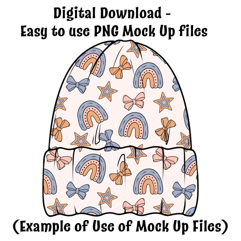 Beanie Mock Up, Winter Hat Digital Mockup Overlay PNG File Digital - Etsy