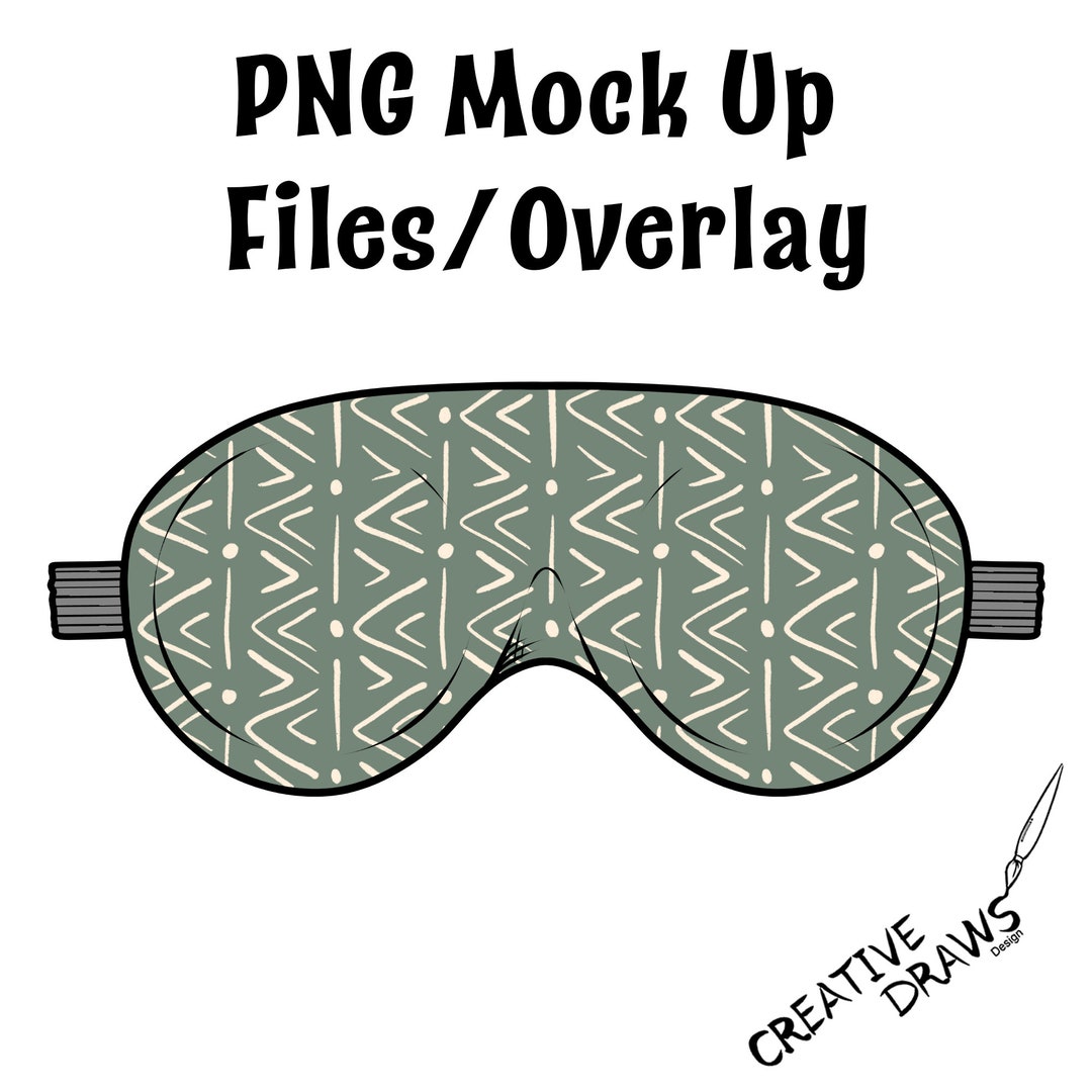 Sleep Mask Mock Up, Digital Mockup Overlay PNG File Digital - Etsy