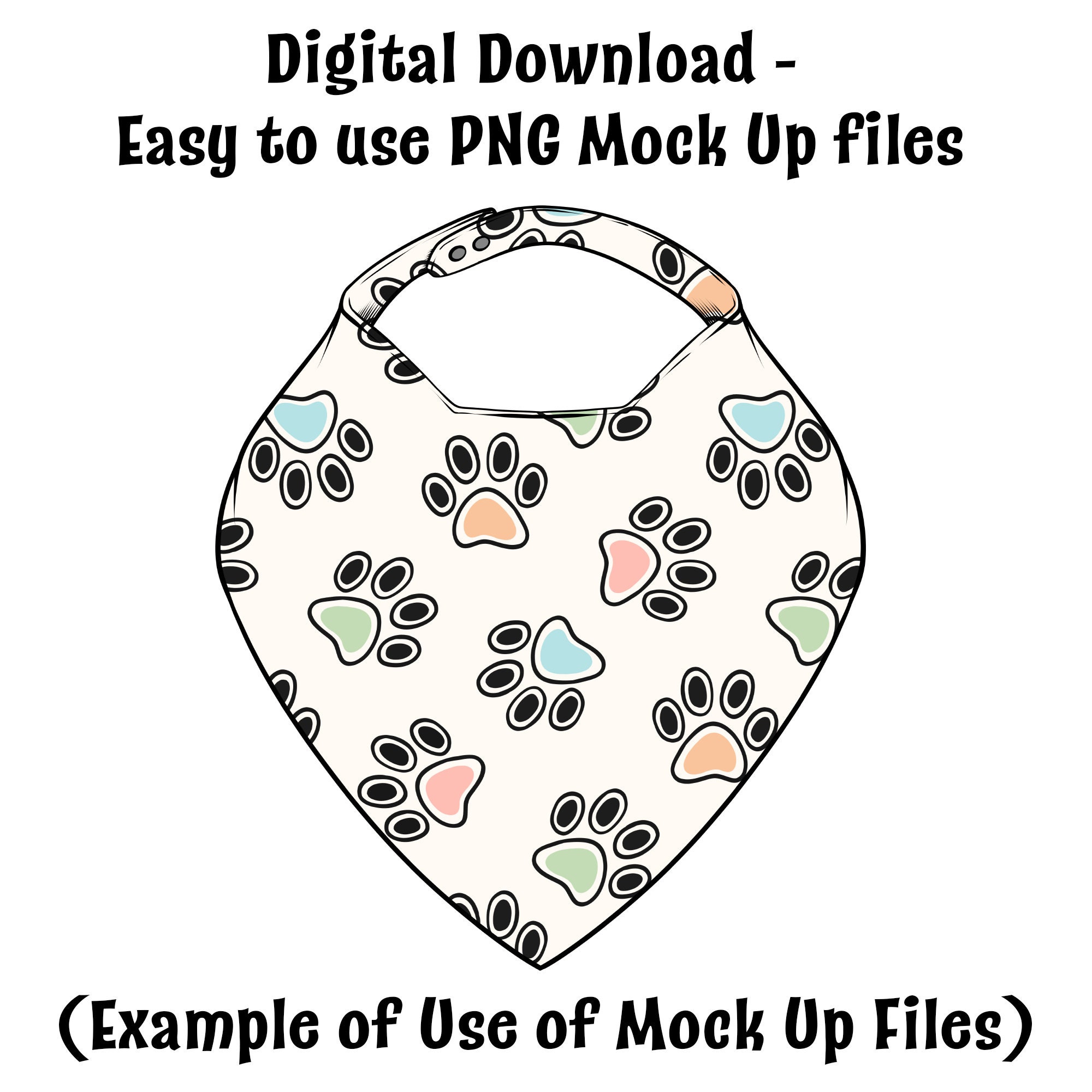 Bandana Bib Mock Up, Digital Mockup Overlay PNG File Digital - Etsy