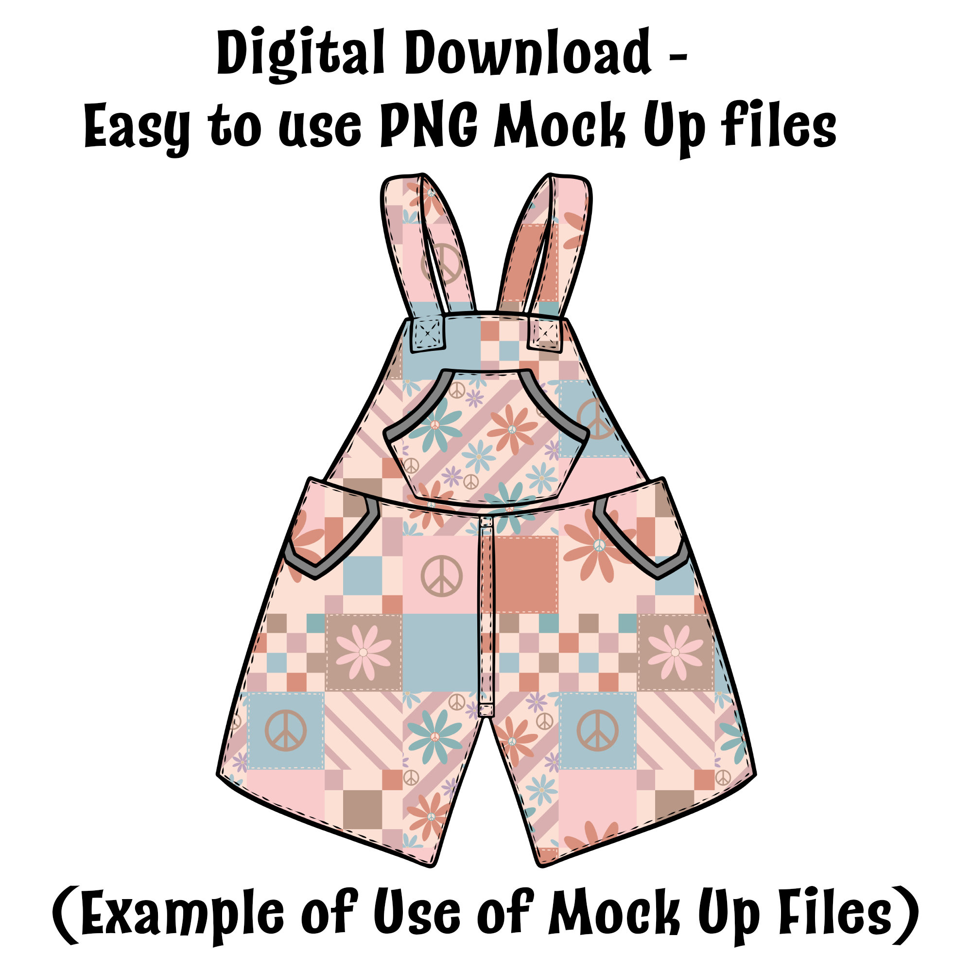 Kid Overalls Mock Up, Digital Mockup Overlay PNG File Digital - Etsy