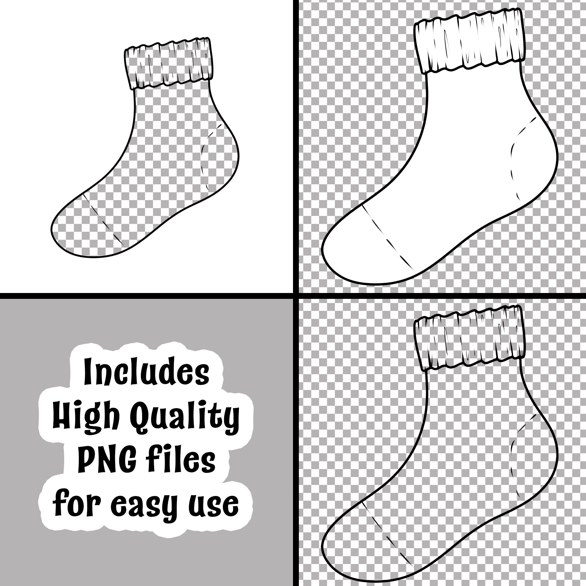 Sock Mock Up, Digital Mockup Overlay PNG File Digital - Etsy
