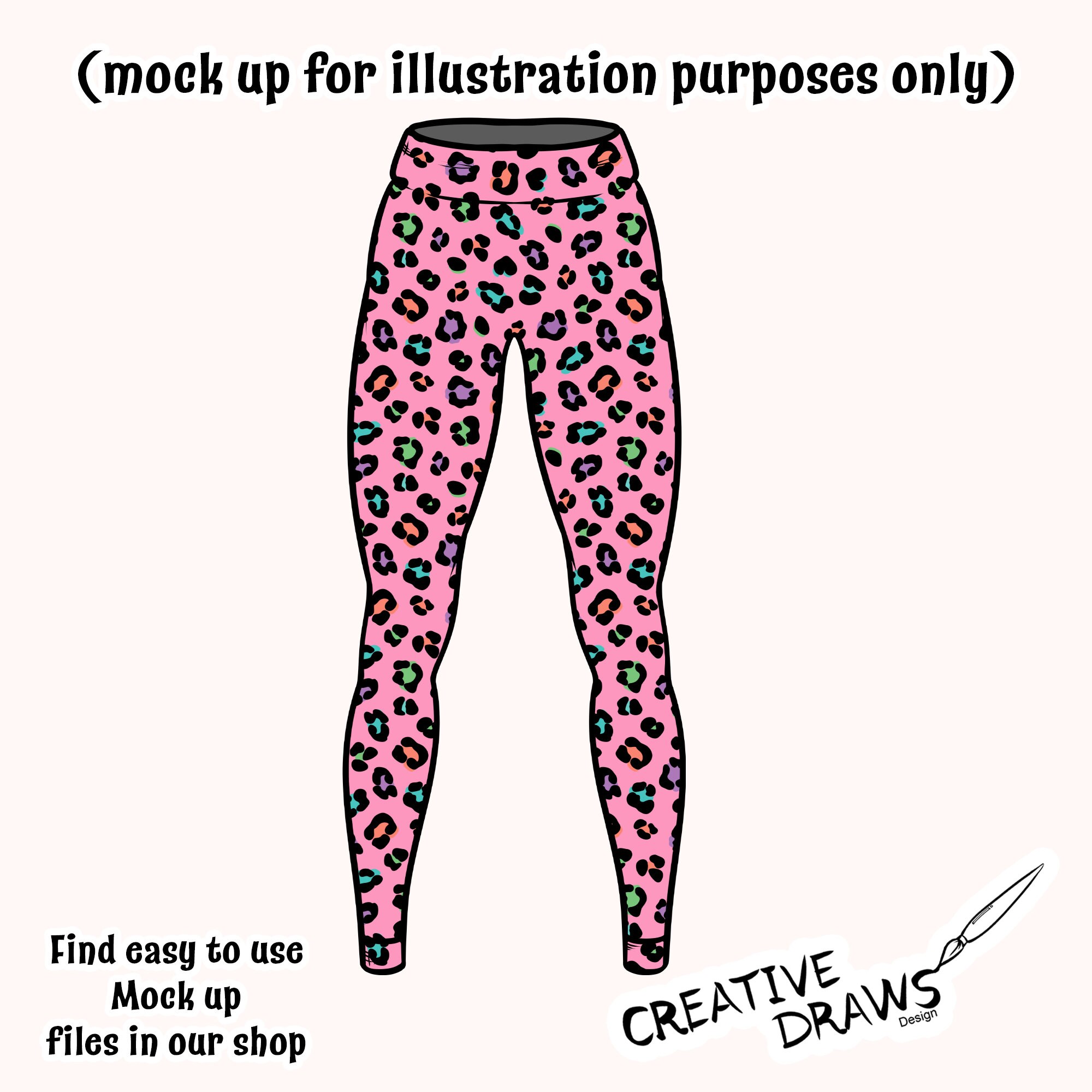 Pink Leopard Print Seamless Pattern, Digital Repeat Pattern for ...