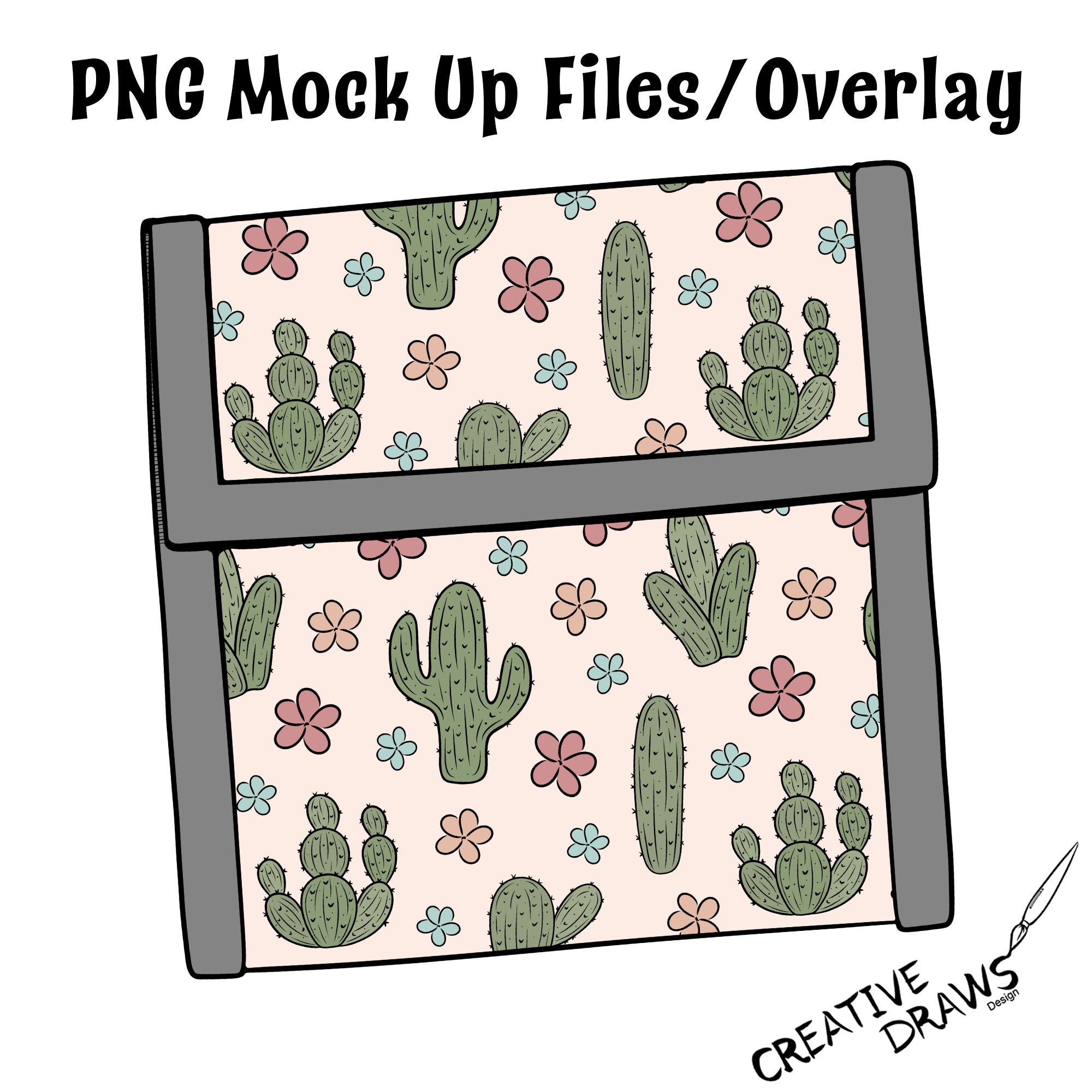 Wallet Mock Up, Digital Mockup Overlay PNG Files for Personal and ...