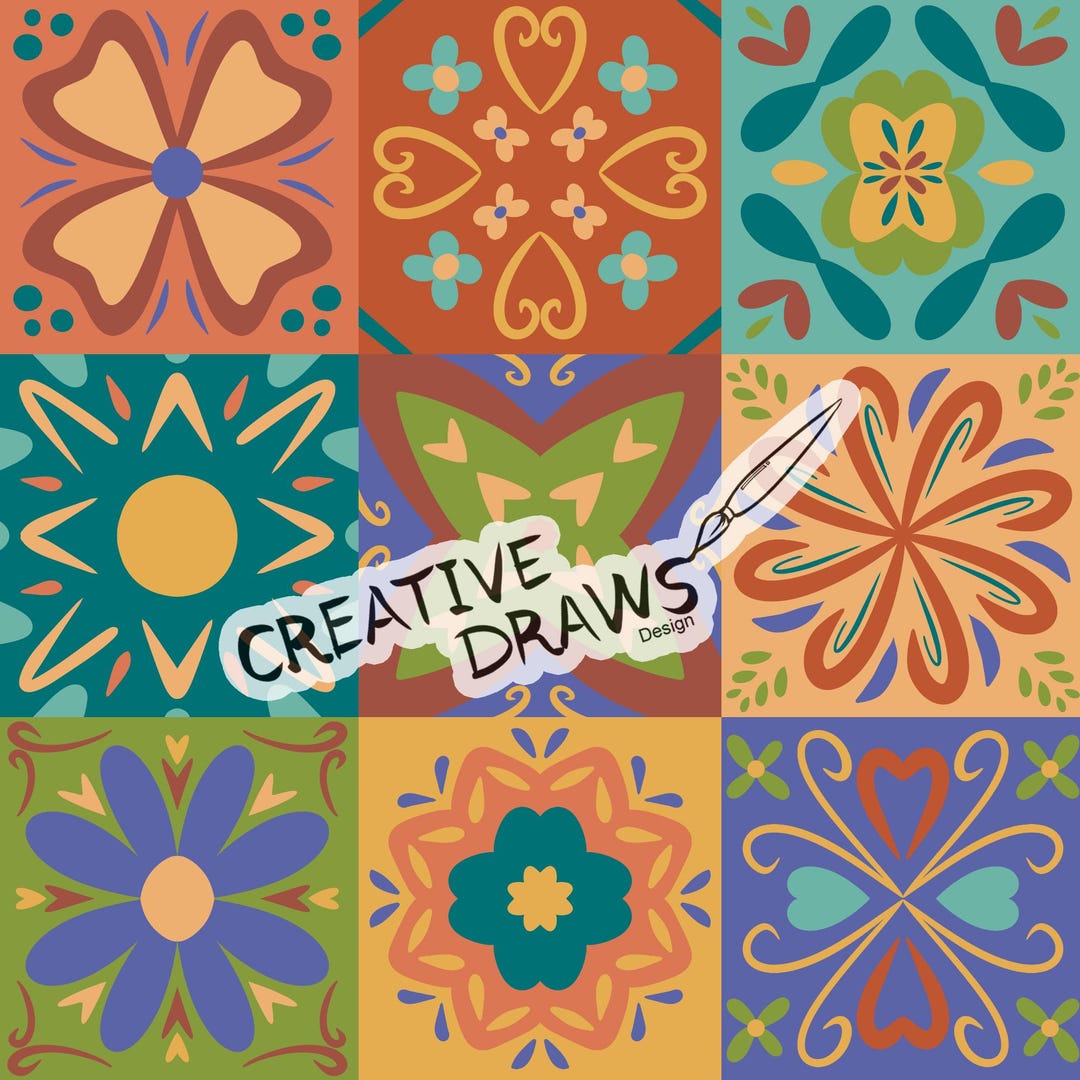 Talavera Seamless Pattern, Seamless File Digital Download - Etsy