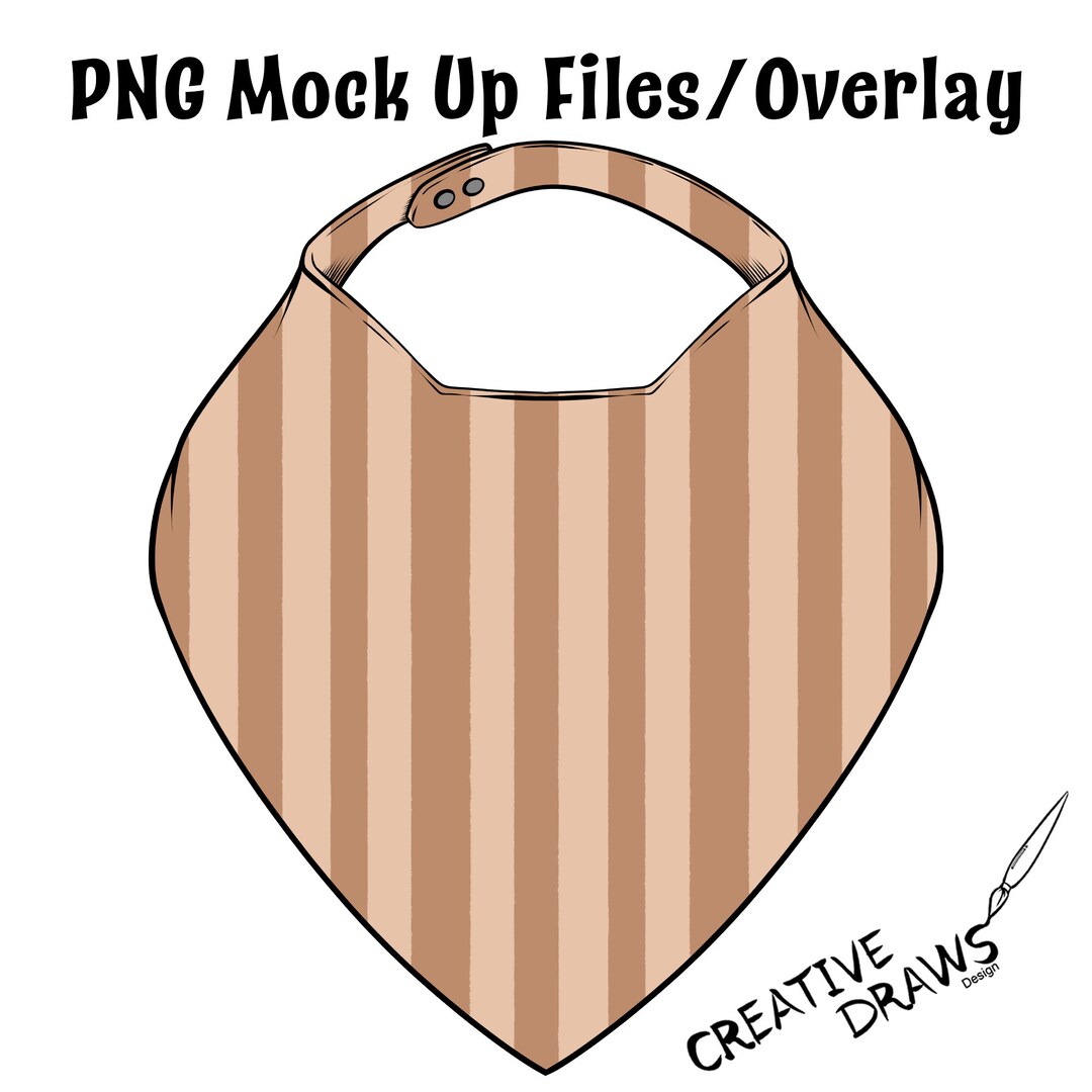 Bandana Bib Mock Up, Digital Mockup Overlay PNG File Digital - Etsy