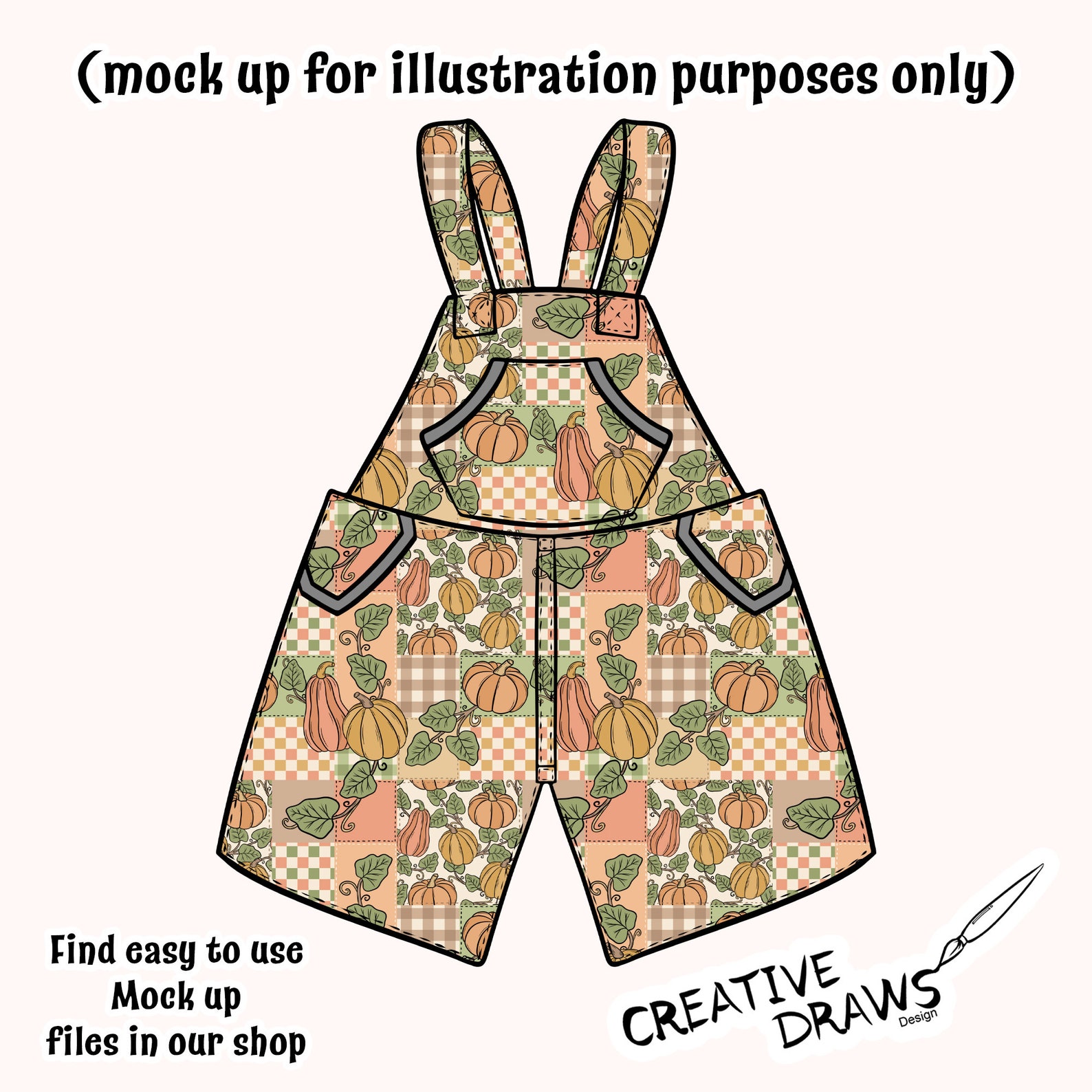 Fall Pumpkin Patchwork Seamless Pattern, Seamless File Digital Download ...