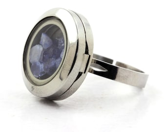 Benitoite Ring - Etsy