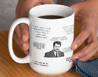 Ron Swanson Mug - Etsy