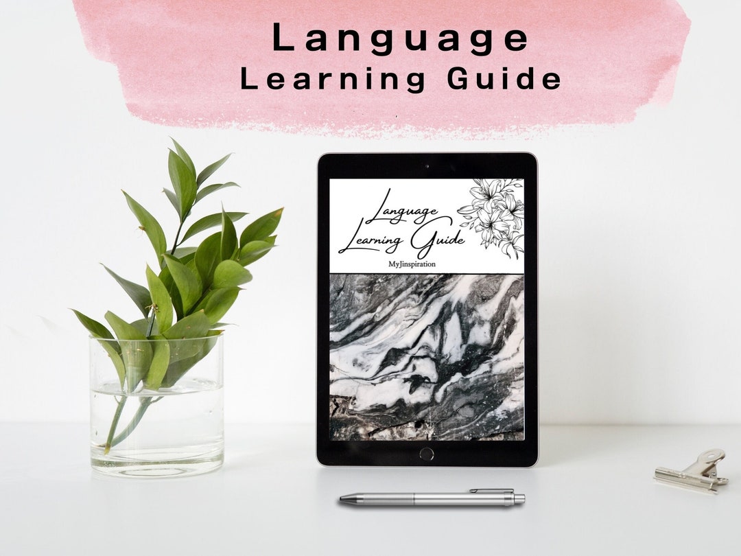 Learn a Language With This Printable Language Learning Guide Writing ...