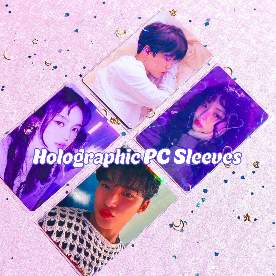 Holographic Photo Card Sleeves - Etsy