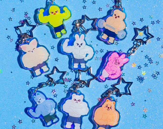 Stray Kids Keychain, Skzoo, Kpop Keychain, Stray Kids Gift, Felix ...