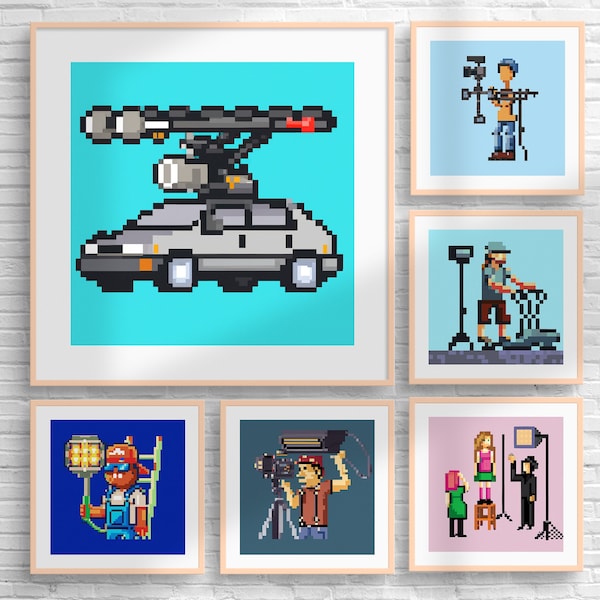 Cinema Cameras Poster, Bmpocket 4K, Minimal Illustration, DIGITAL ...