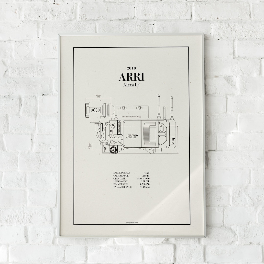 Minimal Poster, Cinema Cameras LF, Geometric Illustration, DIGITAL ...