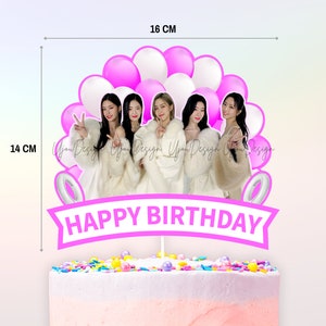 ITZY Cake Topper, Kpop Birthday Party Decor (PDF & PNG) - Etsy