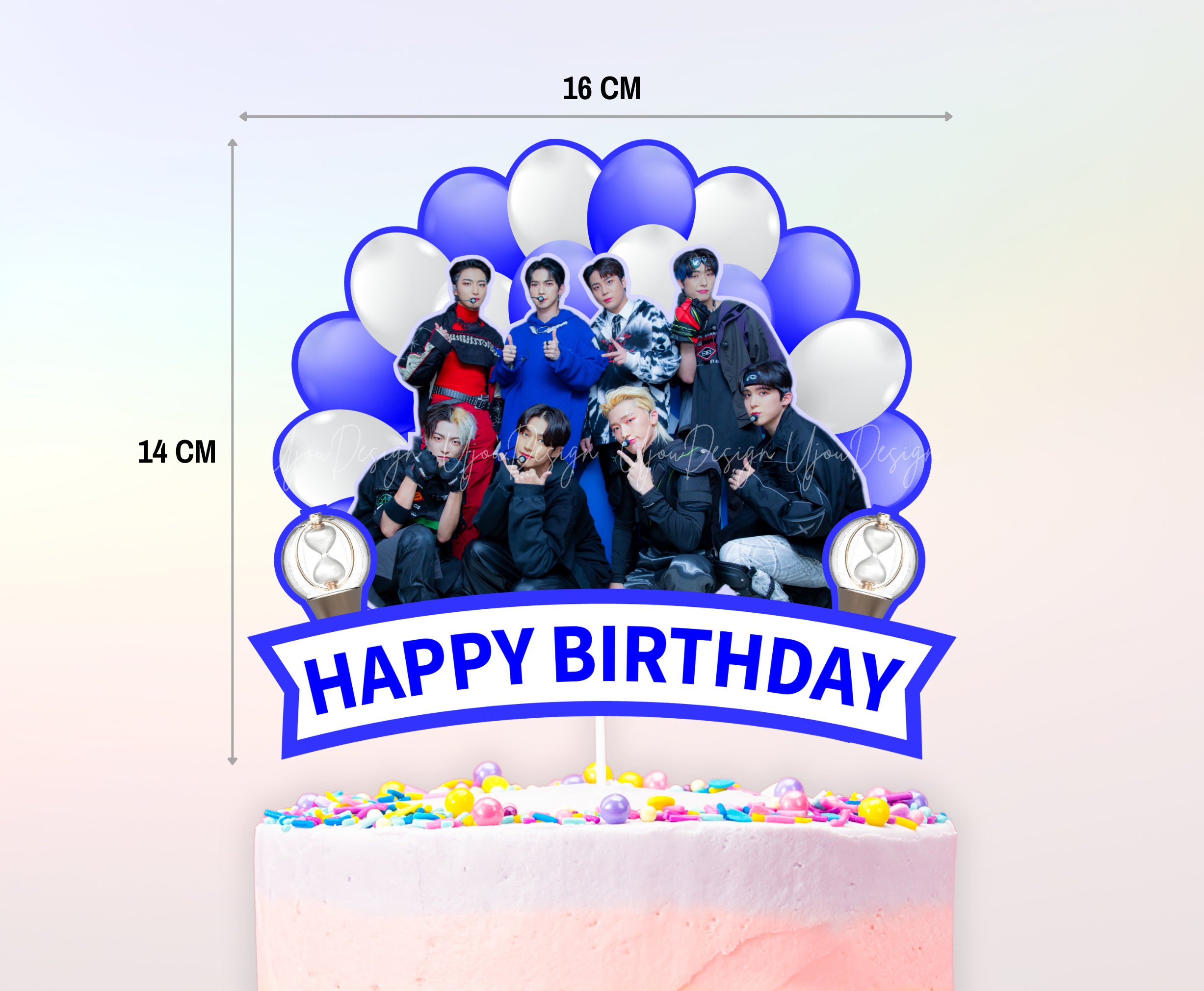 ATEEZ Cake Topper, Kpop Party Decor (digital Download) - Etsy UK