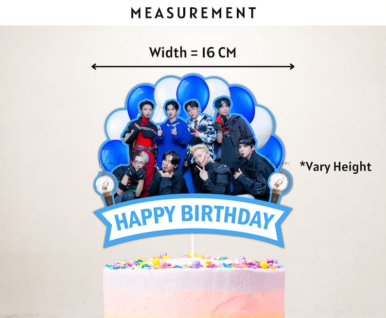 ATEEZ Cake Topper Ateez Centerpieces Ateez Party Decor - Etsy