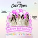 ITZY Cake Topper, Kpop Birthday Party Decor (PDF & PNG) - Etsy