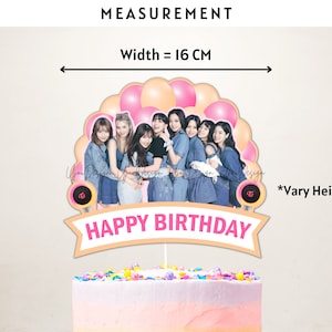 Twice Cake Topper Printable Twice Centerpiece Twice Party - Etsy