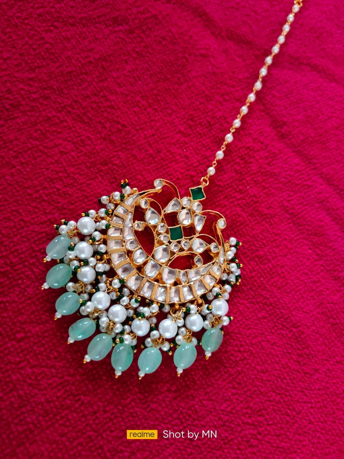 Jadau Pachi Kundan Matha Patti & Mangtika /matha Patti Bridal /indian ...