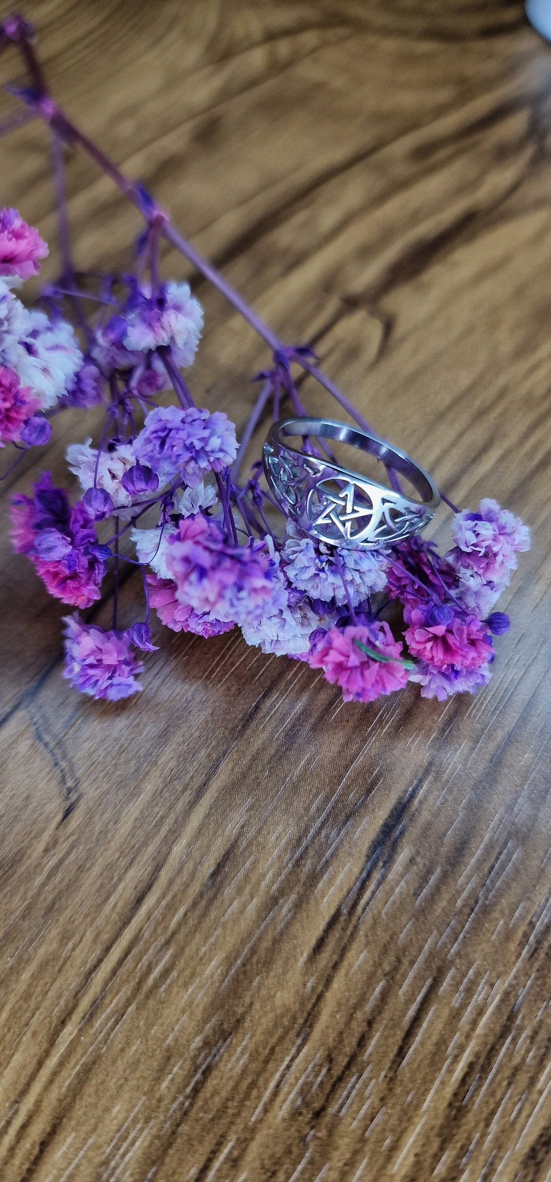 Pentacle Ring Pentagram Ring Witches Ring Celtic Ring - Etsy