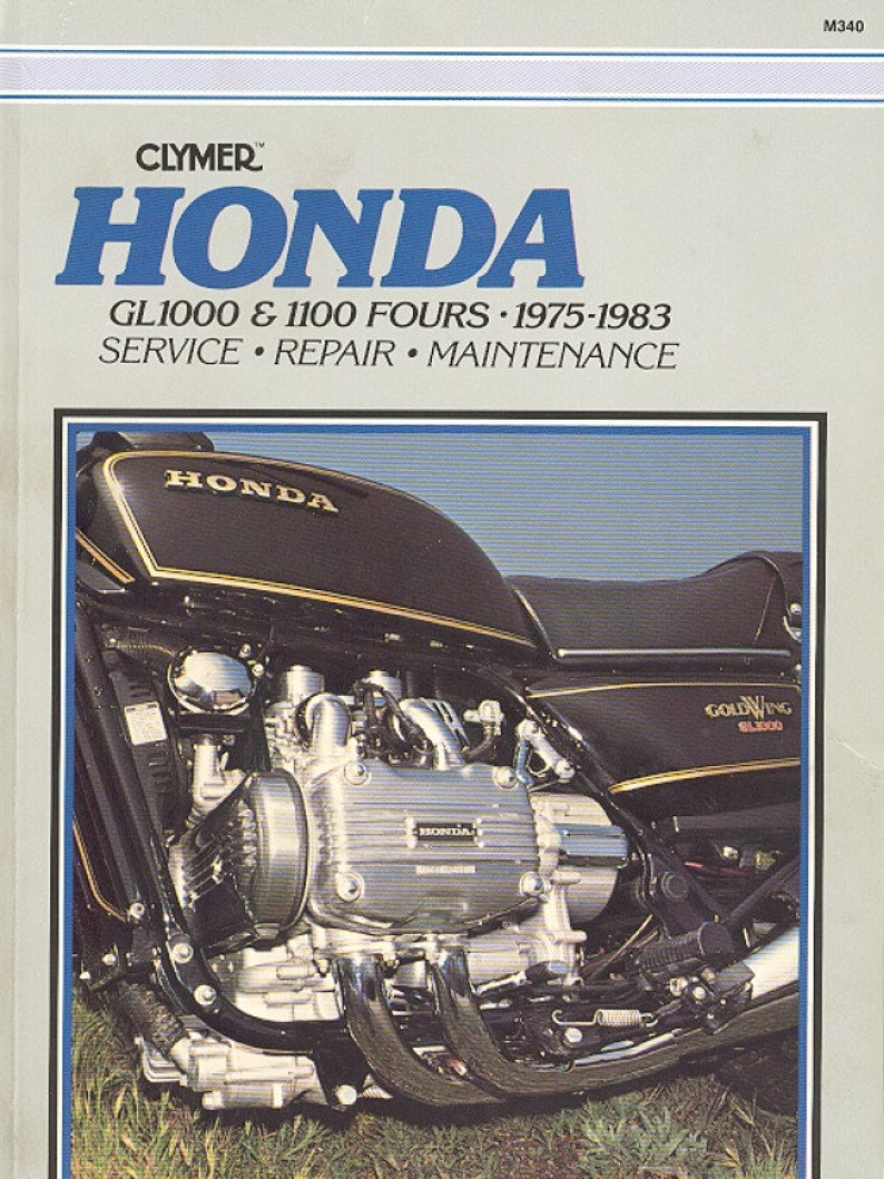 Honda GL 1000 GL 1100 1975 1983 Service Manual 295 Pages - Etsy