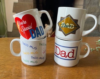 World's Greatest Dad Vintage Coffee Cup - Etsy