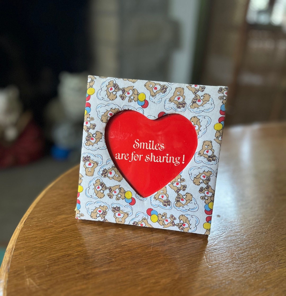 Vintage Care Bear Picture Frame - Etsy