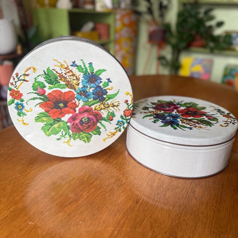 Floral Tin - Etsy