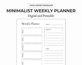 To Do List Printable and Digital Instant Download. Daily - Etsy