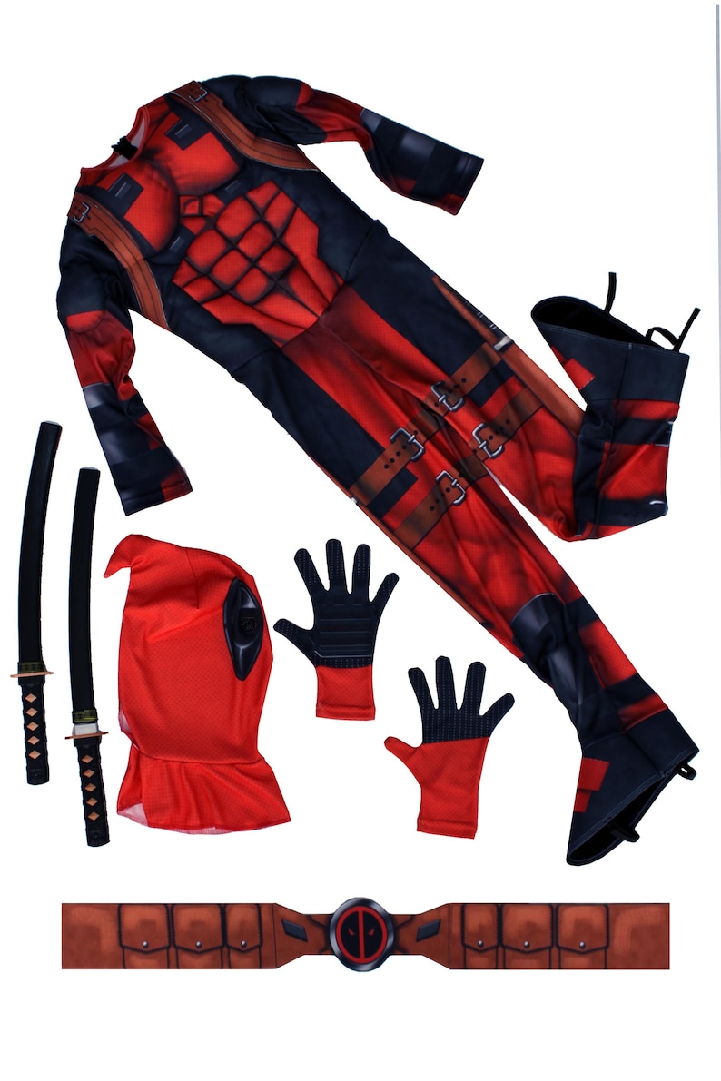 Deadpool Kids Costume Luxury - Etsy