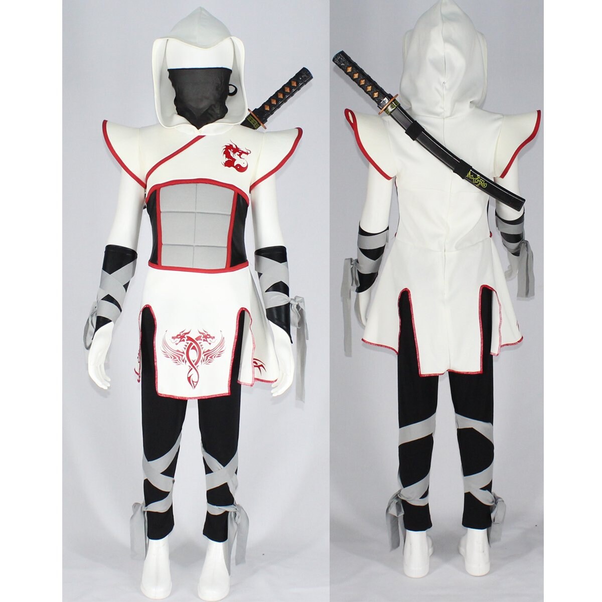 Spy Ninja Girl Child Costume White Luxury - Etsy