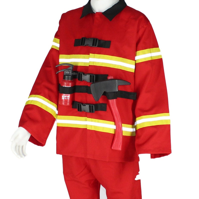 Firefighter Boy Costume for Kids, Fireman Outfit, Firefighter Kids ...