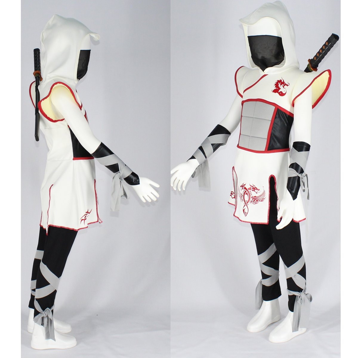 Spy Ninja Girl Child Costume White Luxury - Etsy