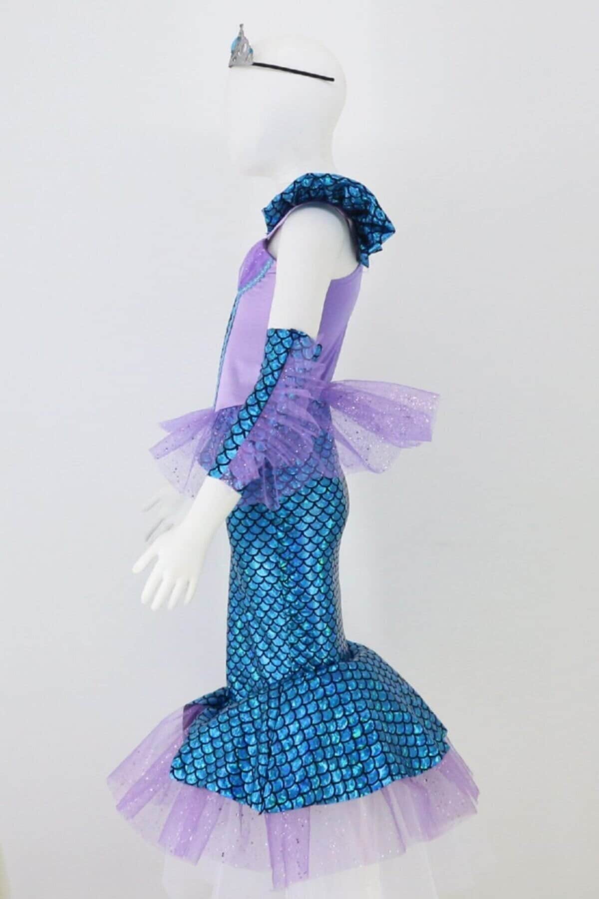 Princess Mermaid Kids Costume Luxury Blue - Etsy