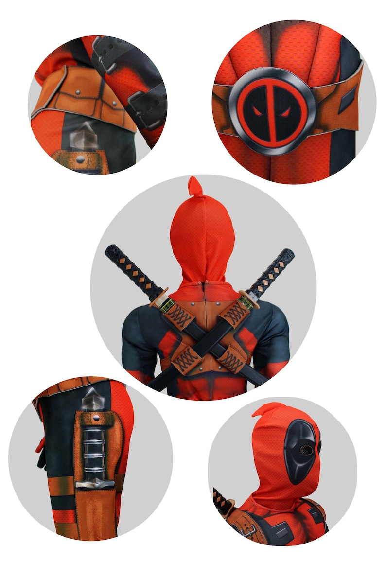 Deadpool Kids Costume Luxury - Etsy
