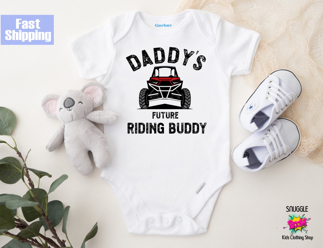 Daddy's Future Riding Buddy Onesie® or Shirt - Cute Custom Onesie ...